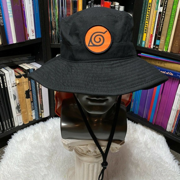 Naruto | Accessories | Naruto Shippuden Leaf Village Boonie Hat W ...